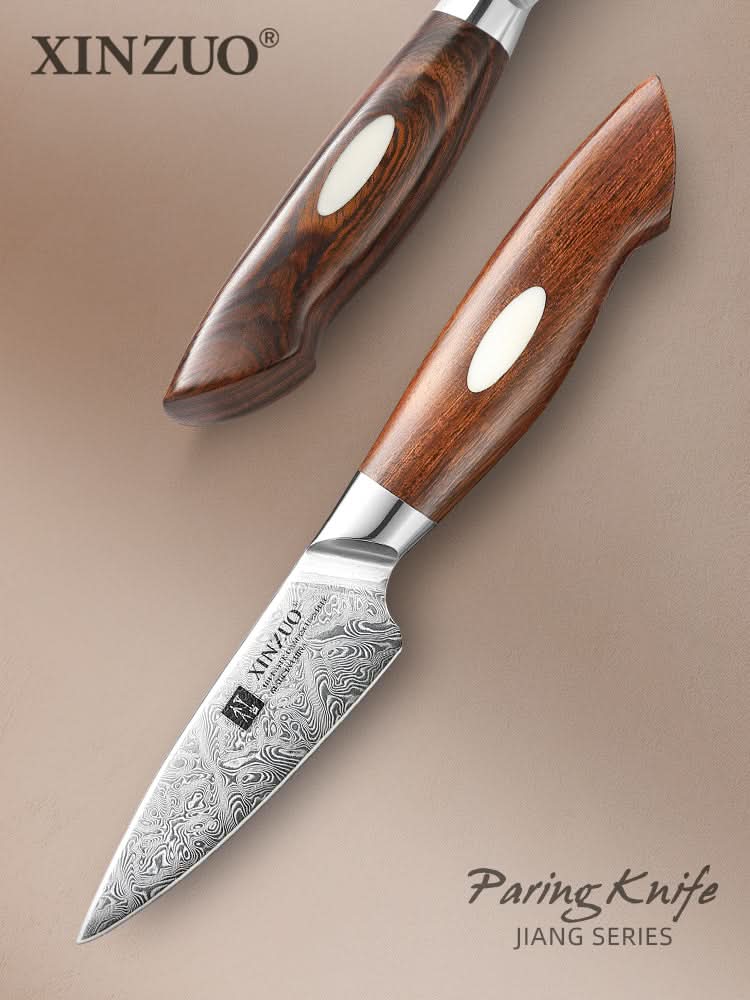 XINZUO 3.5 Inches 110 Layers Damascus Steel Paring knife-Jiang Series ...